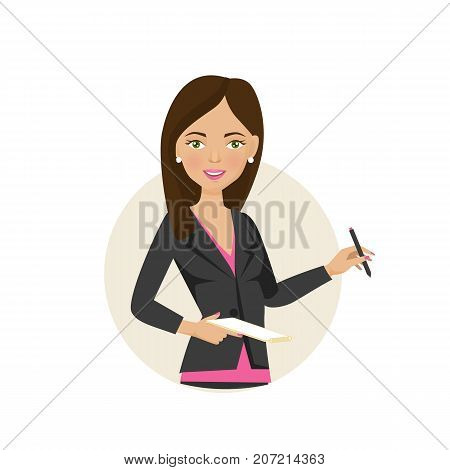 Businesswoman Working Vector & Photo (Free Trial) | Bigstock