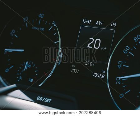 Car Speedometer Close Image & Photo (Free Trial) | Bigstock
