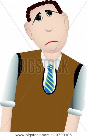 Sad Dad Man Sweater Vector & Photo (Free Trial) | Bigstock