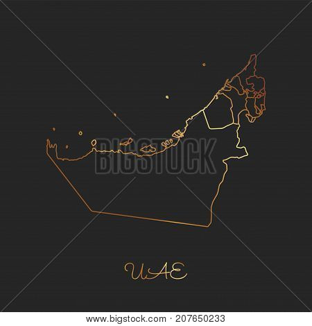 Uae Region Map: Vector & Photo (Free Trial) | Bigstock