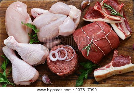Raw Meat Assortment - Image & Photo (Free Trial) | Bigstock