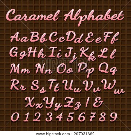 Sweet Pink Lettering Vector & Photo (Free Trial) | Bigstock