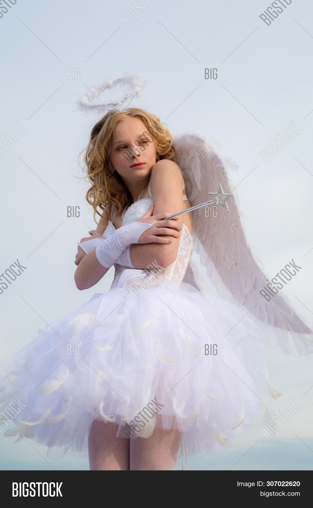 Child Clothes Angel On Image & Photo (Free Trial) | Bigstock