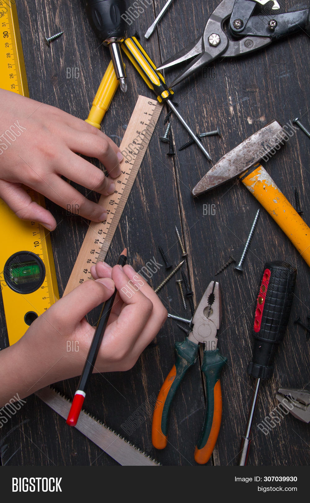 Pencil Hand Engineer Image & Photo (Free Trial) | Bigstock