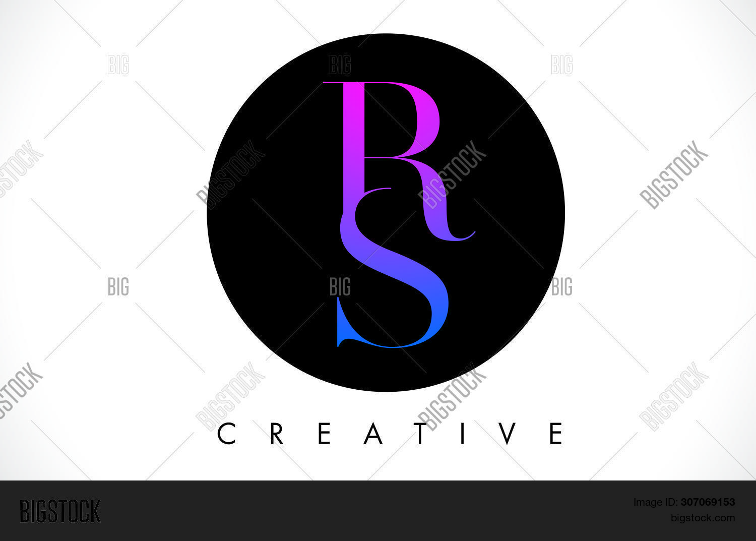 Rs Letter Design Logo Vector & Photo (Free Trial) | Bigstock