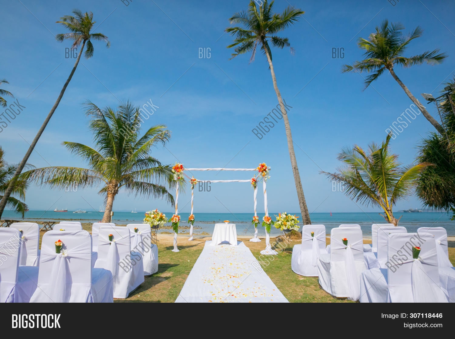 Beach Wedding Setup Image & Photo (Free Trial) | Bigstock