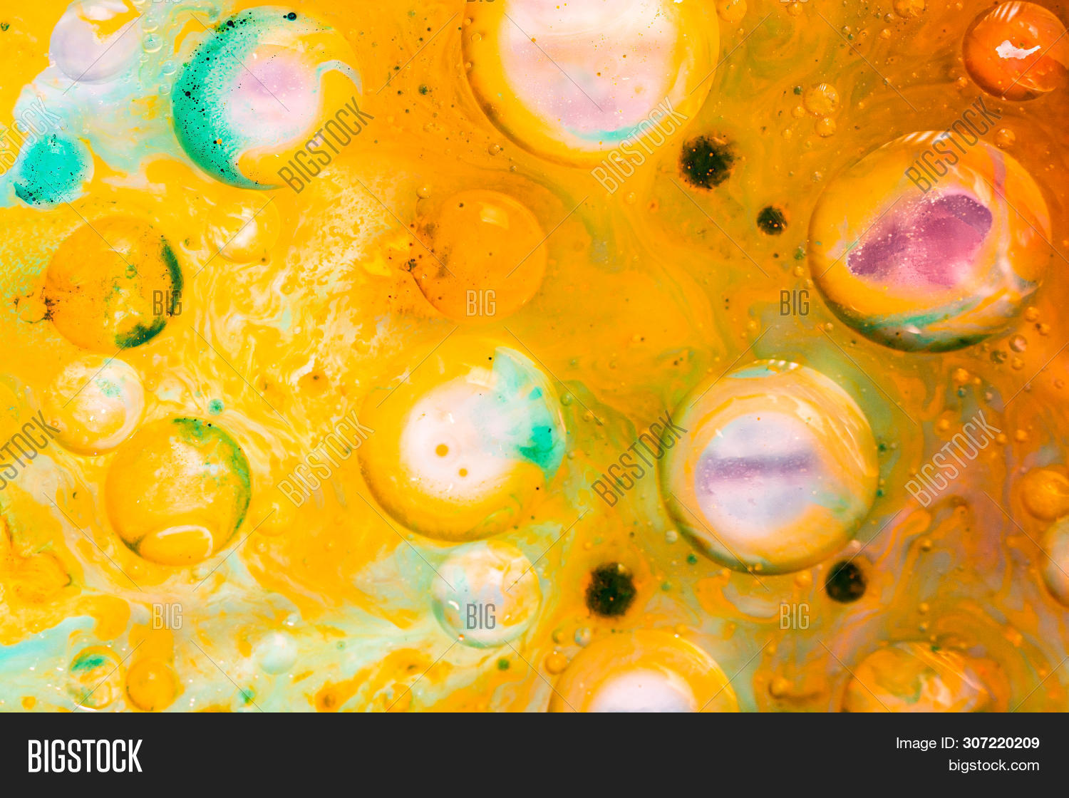 Oil Bubbles Inside Image & Photo (Free Trial) | Bigstock