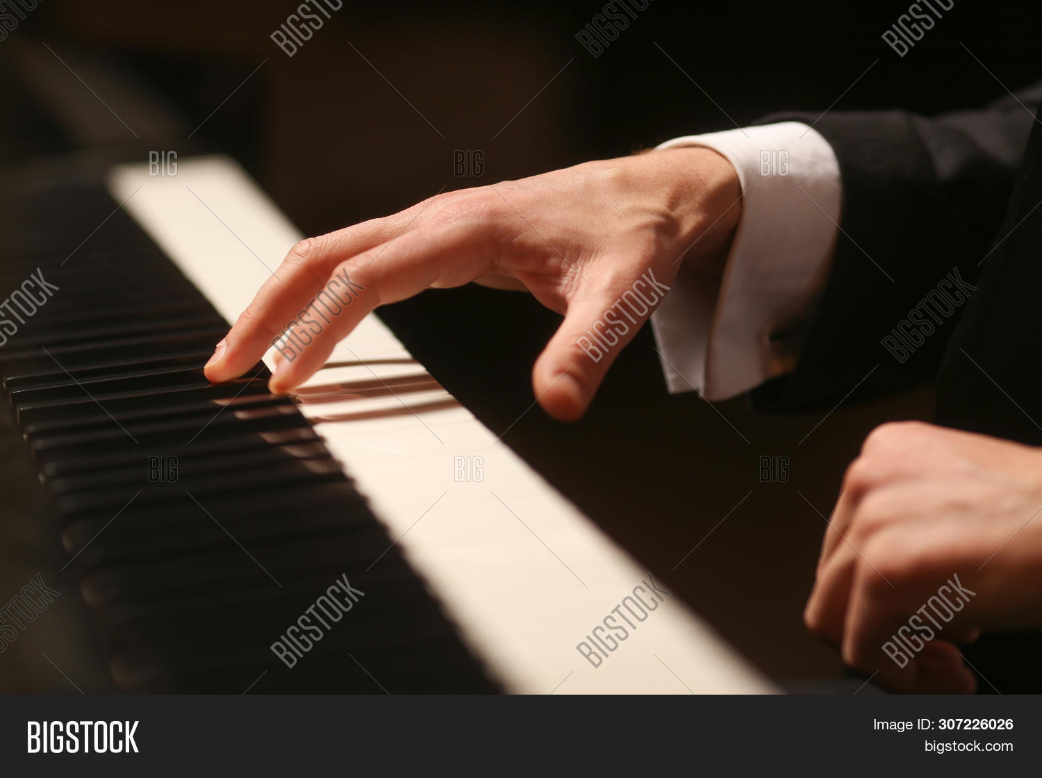 Hands On Piano. Image & Photo (Free Trial) | Bigstock