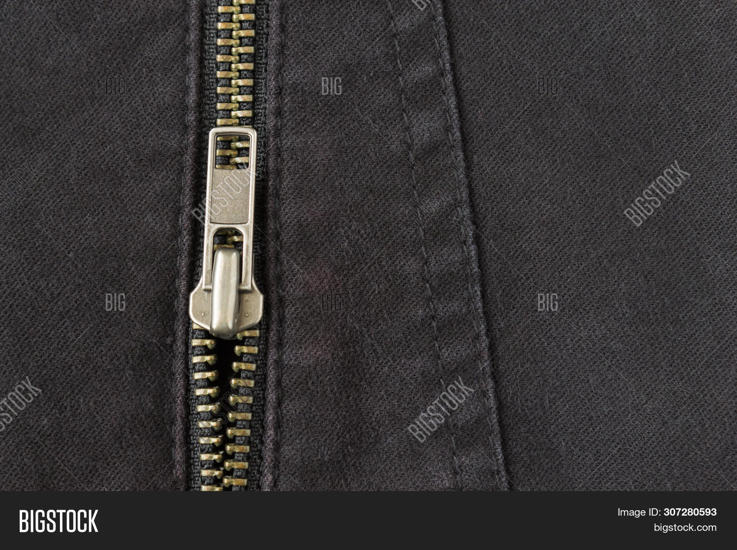 Open Brass Zip On Image & Photo (Free Trial) | Bigstock
