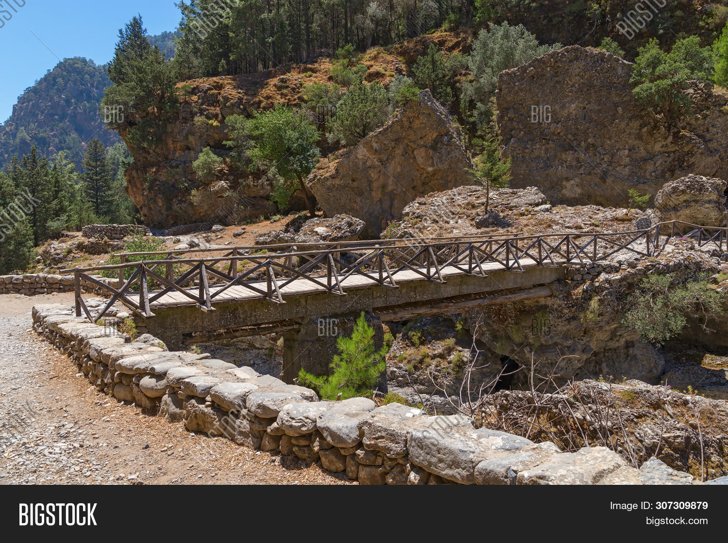 Small Bridge Across Image & Photo (Free Trial) | Bigstock