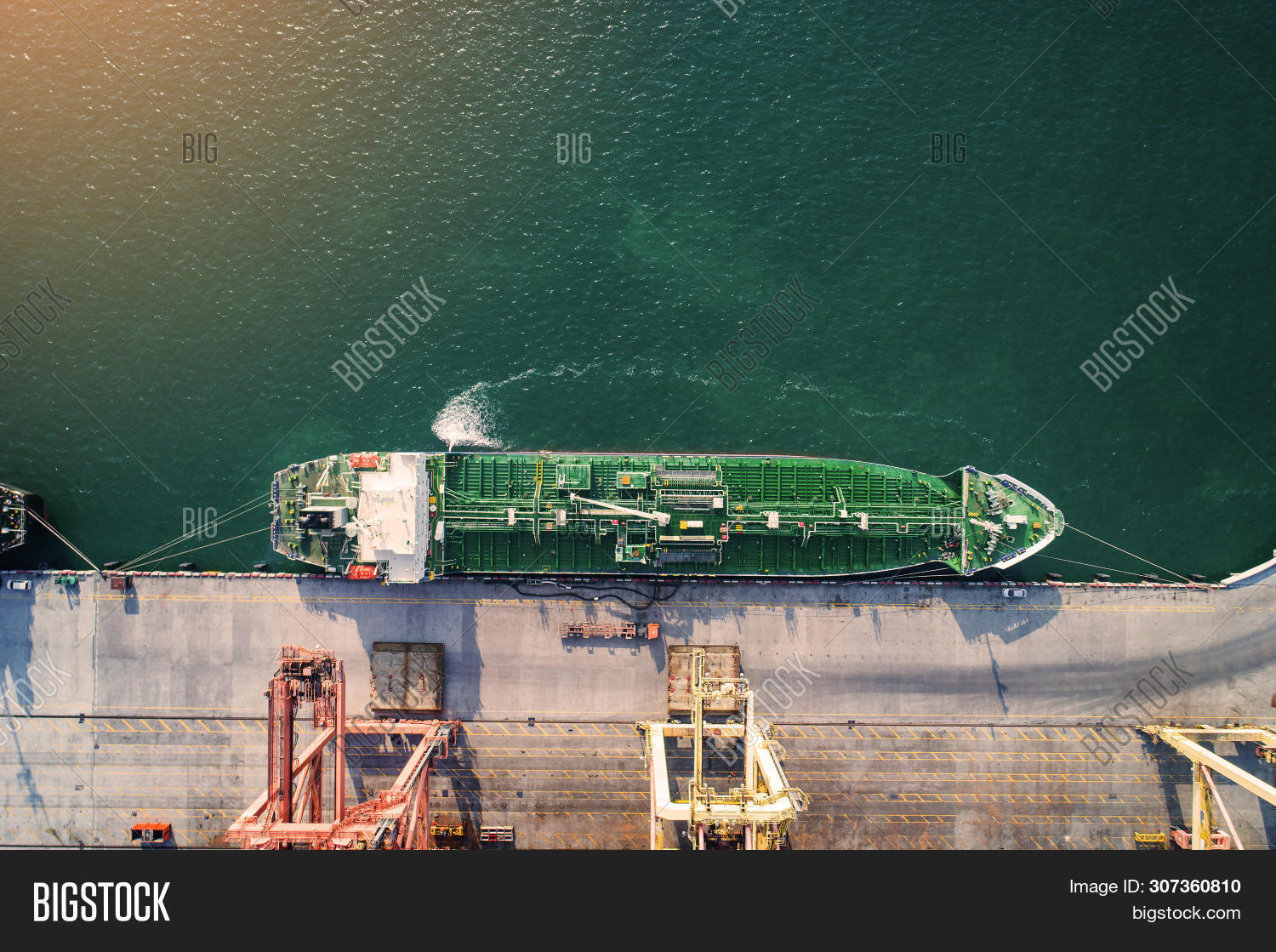 Aerial View Sea Port Image & Photo (Free Trial) | Bigstock