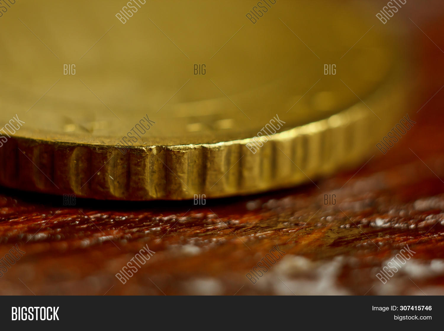 Edge Euro Coin Macro Image & Photo (Free Trial) | Bigstock