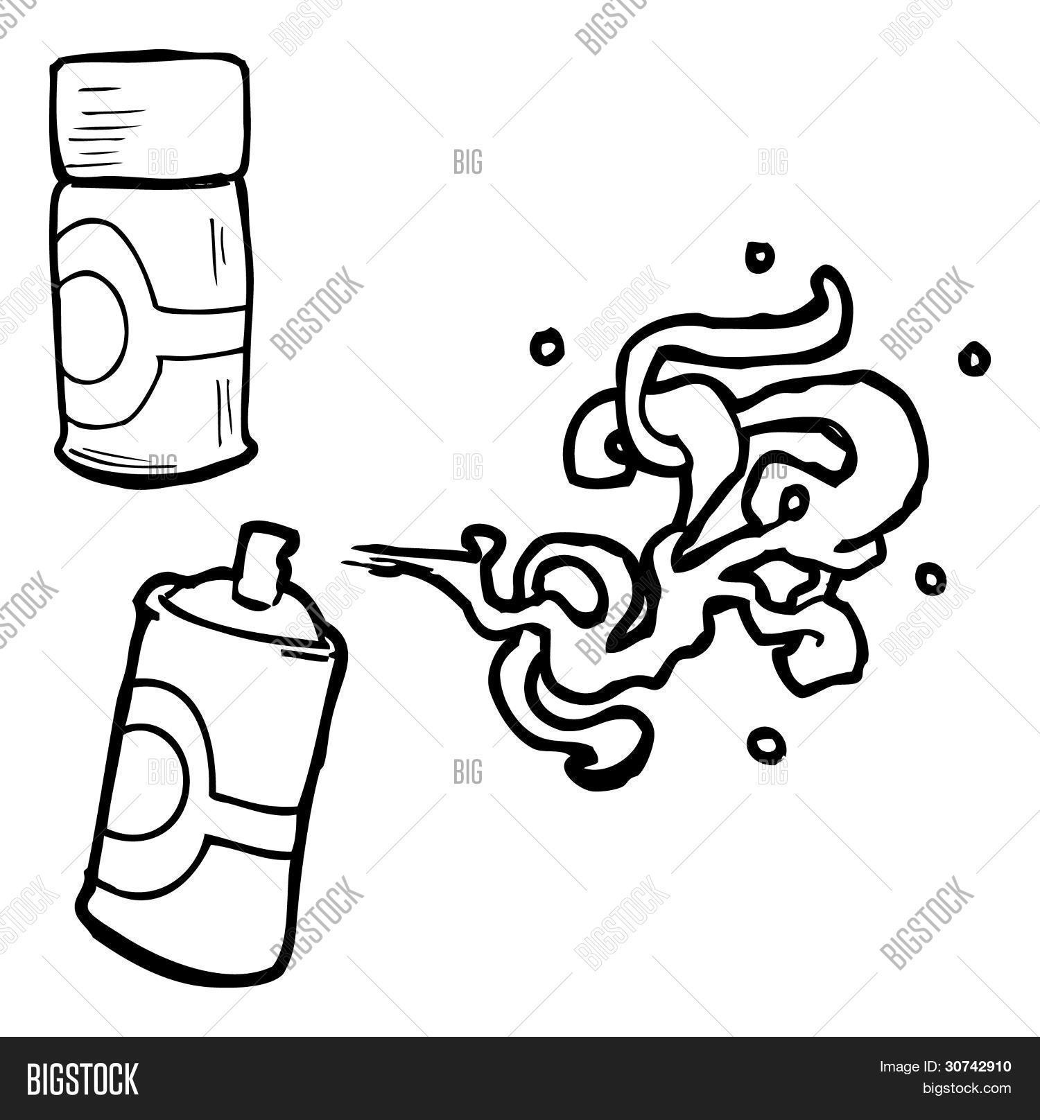 Cartoon Spray Can Image & Photo (Free Trial) | Bigstock