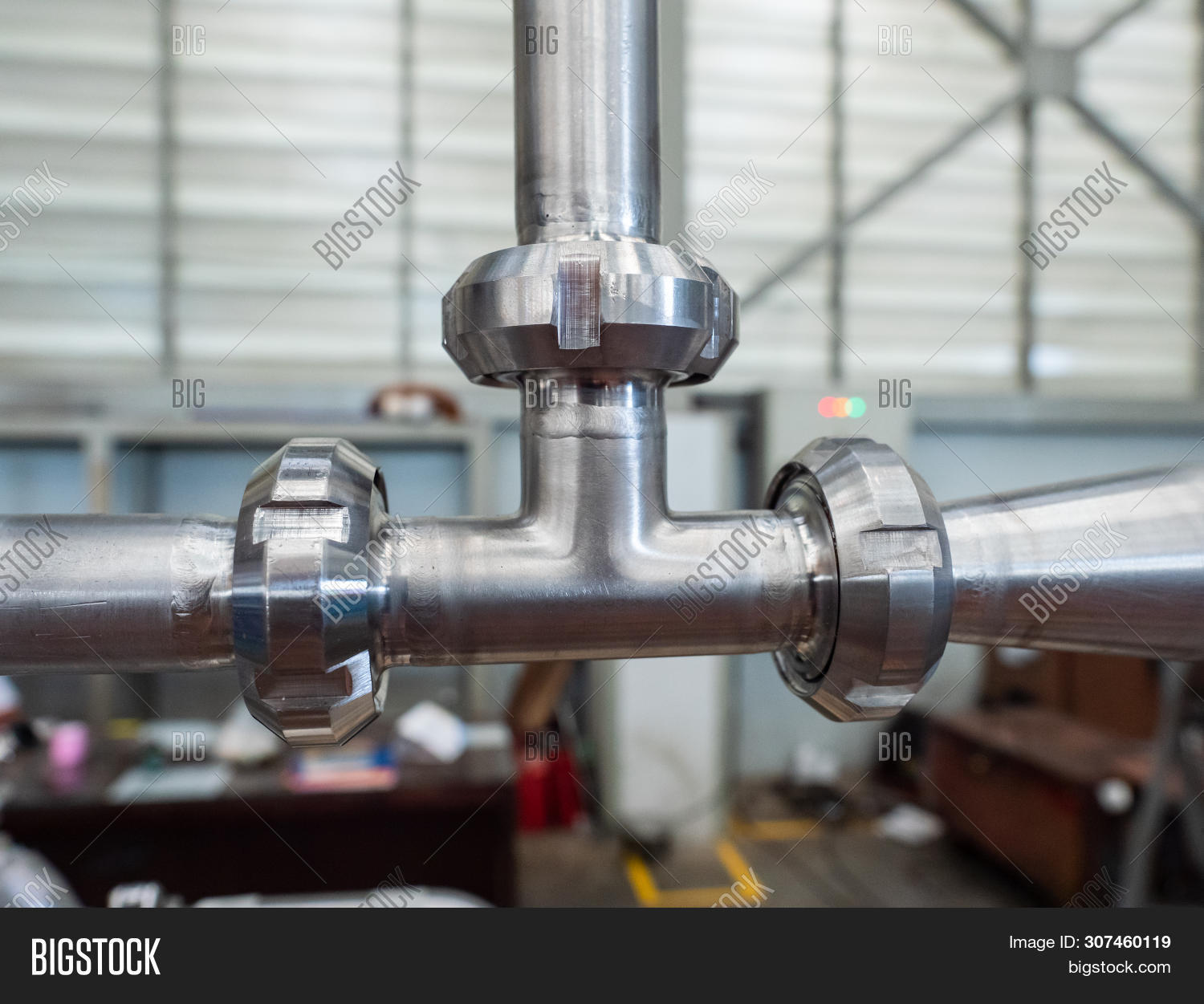 T-connection Stainless Image & Photo (Free Trial) | Bigstock