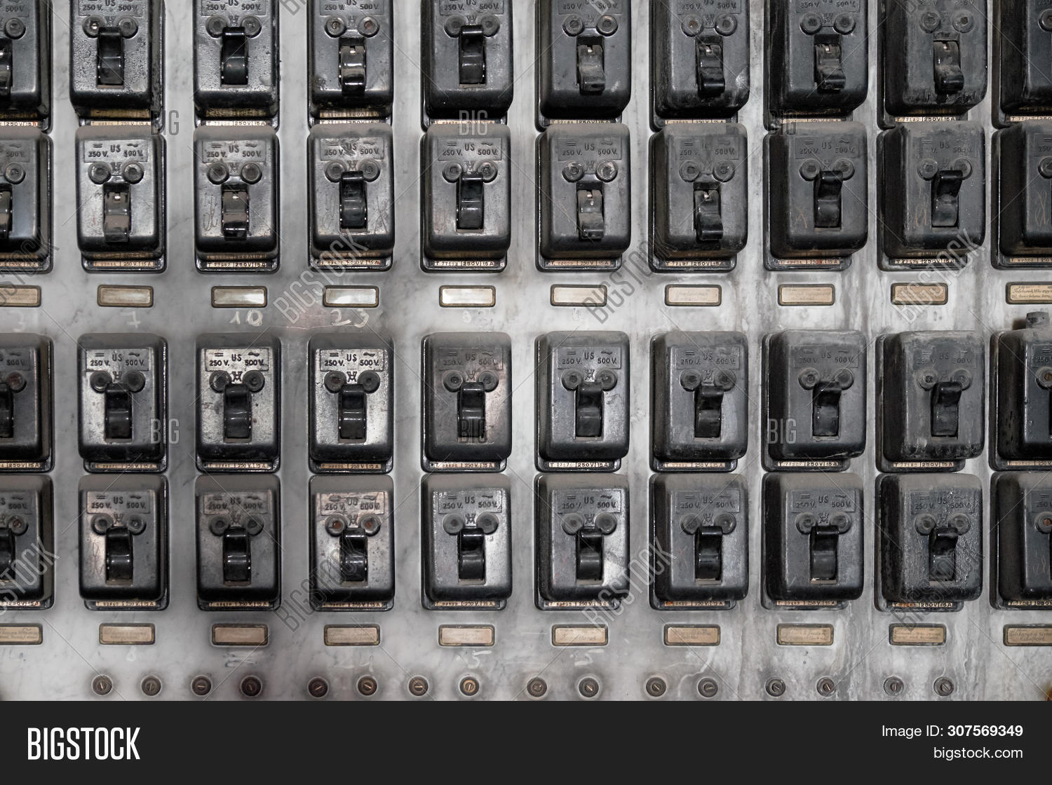 Old Electric Switches Image & Photo (Free Trial) | Bigstock