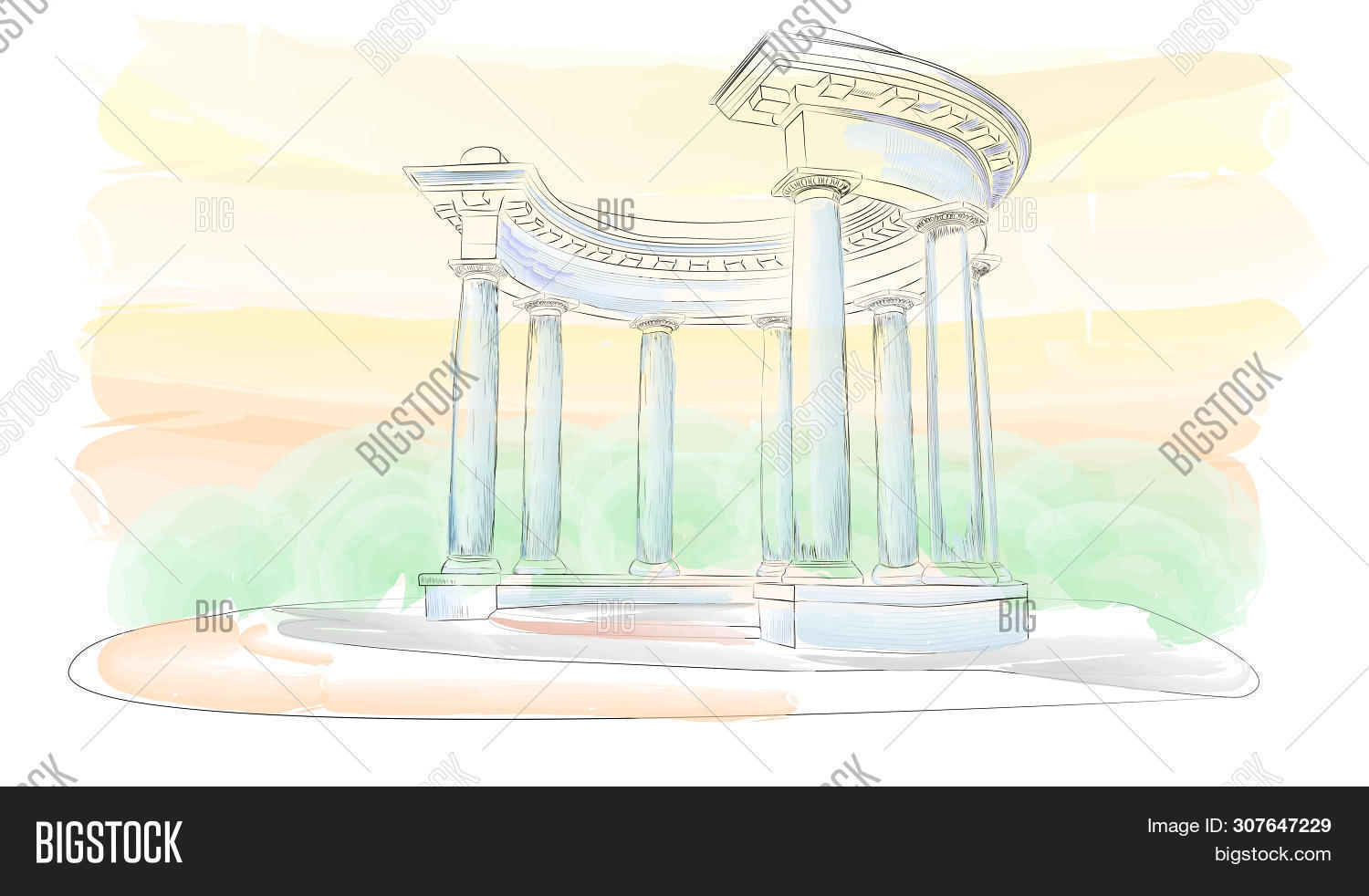 Sketch. Arbor Eight Image & Photo (Free Trial) | Bigstock