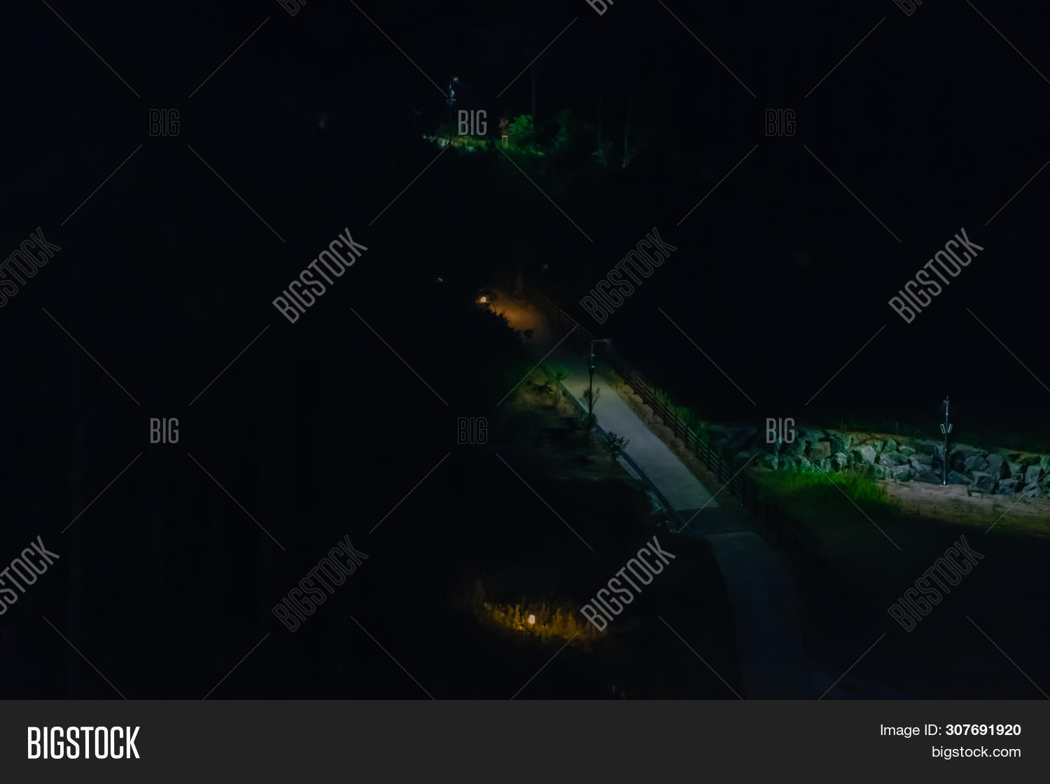 Night View Concrete Image & Photo (Free Trial) | Bigstock