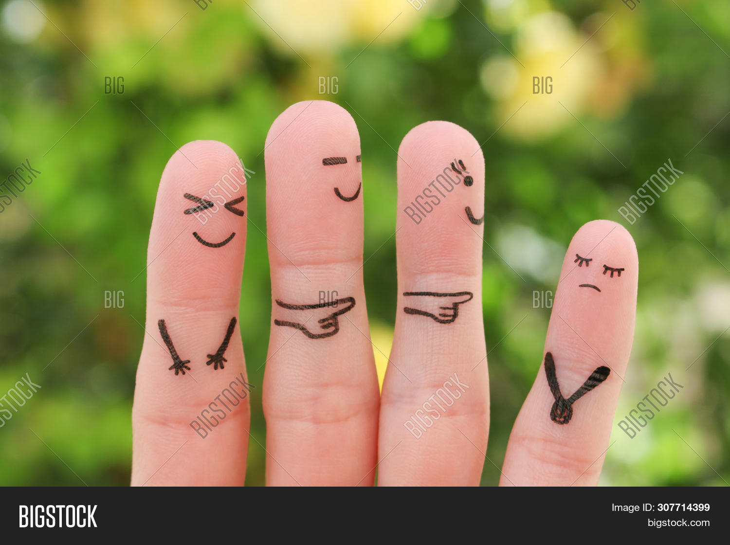 Fingers Art People. Image & Photo (Free Trial) | Bigstock