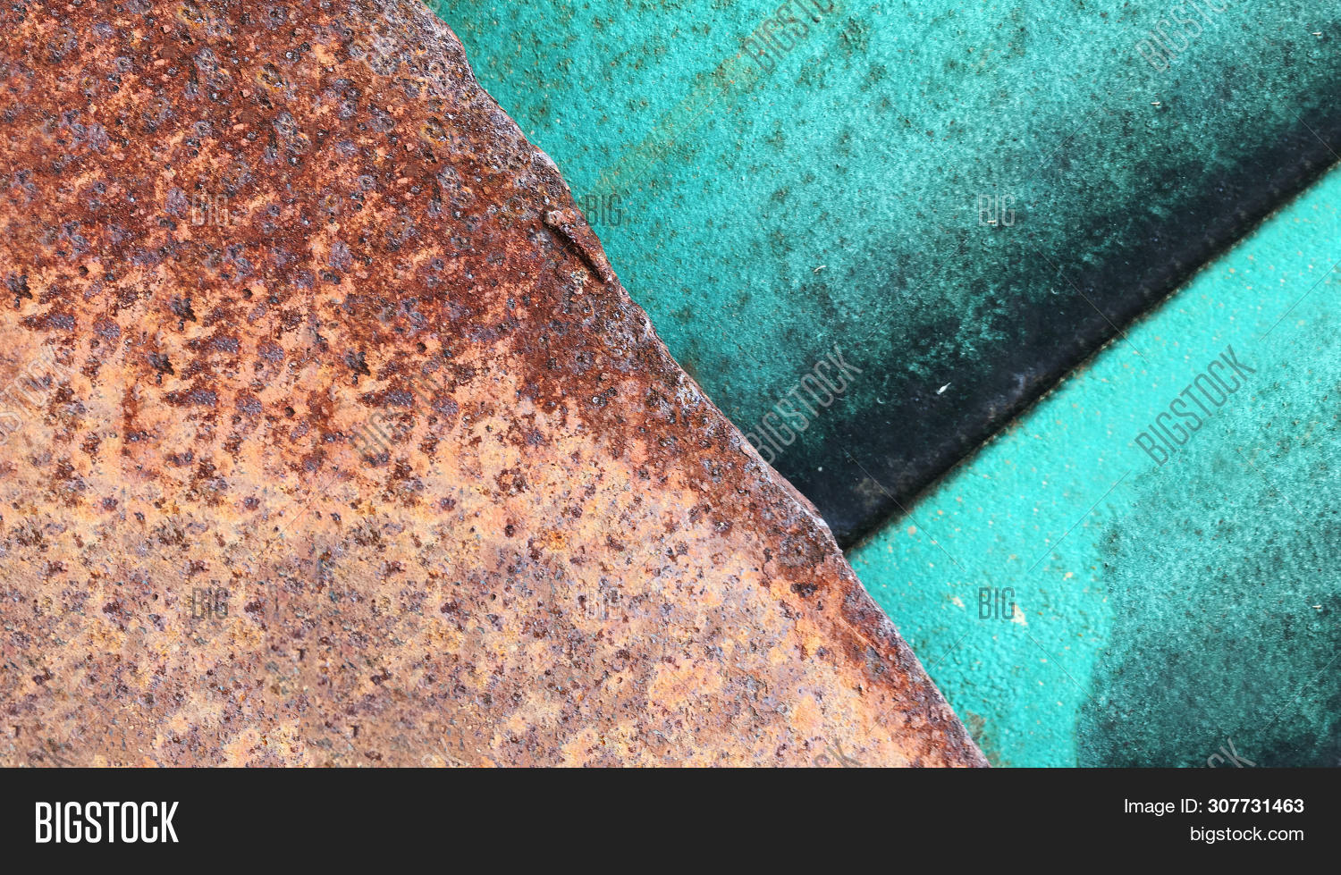 Colored Rusty Metal Image & Photo (Free Trial) | Bigstock