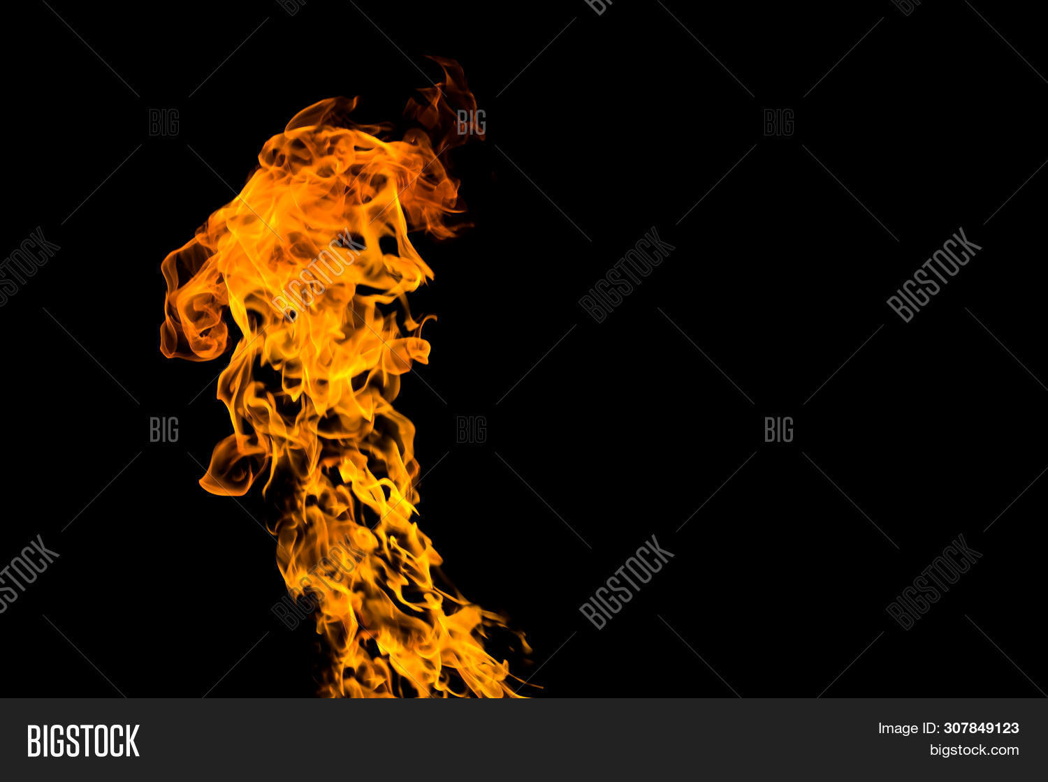 Fire Face. Ghost. Fire Image & Photo (Free Trial) | Bigstock