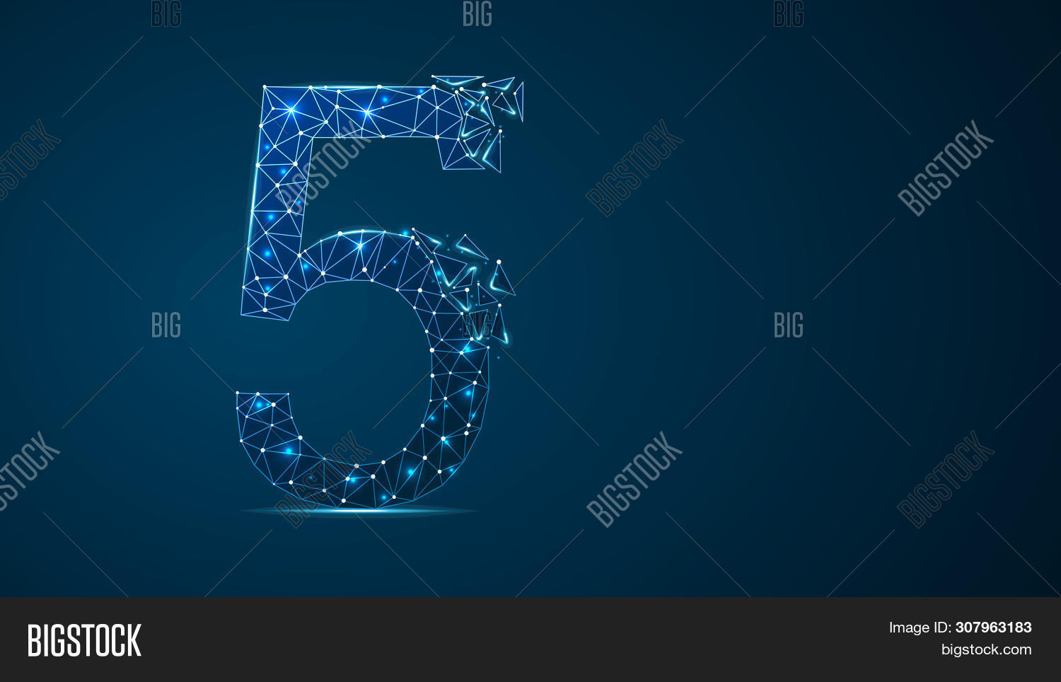 Imagen y foto Number Five 2d Low (prueba gratis) | Bigstock