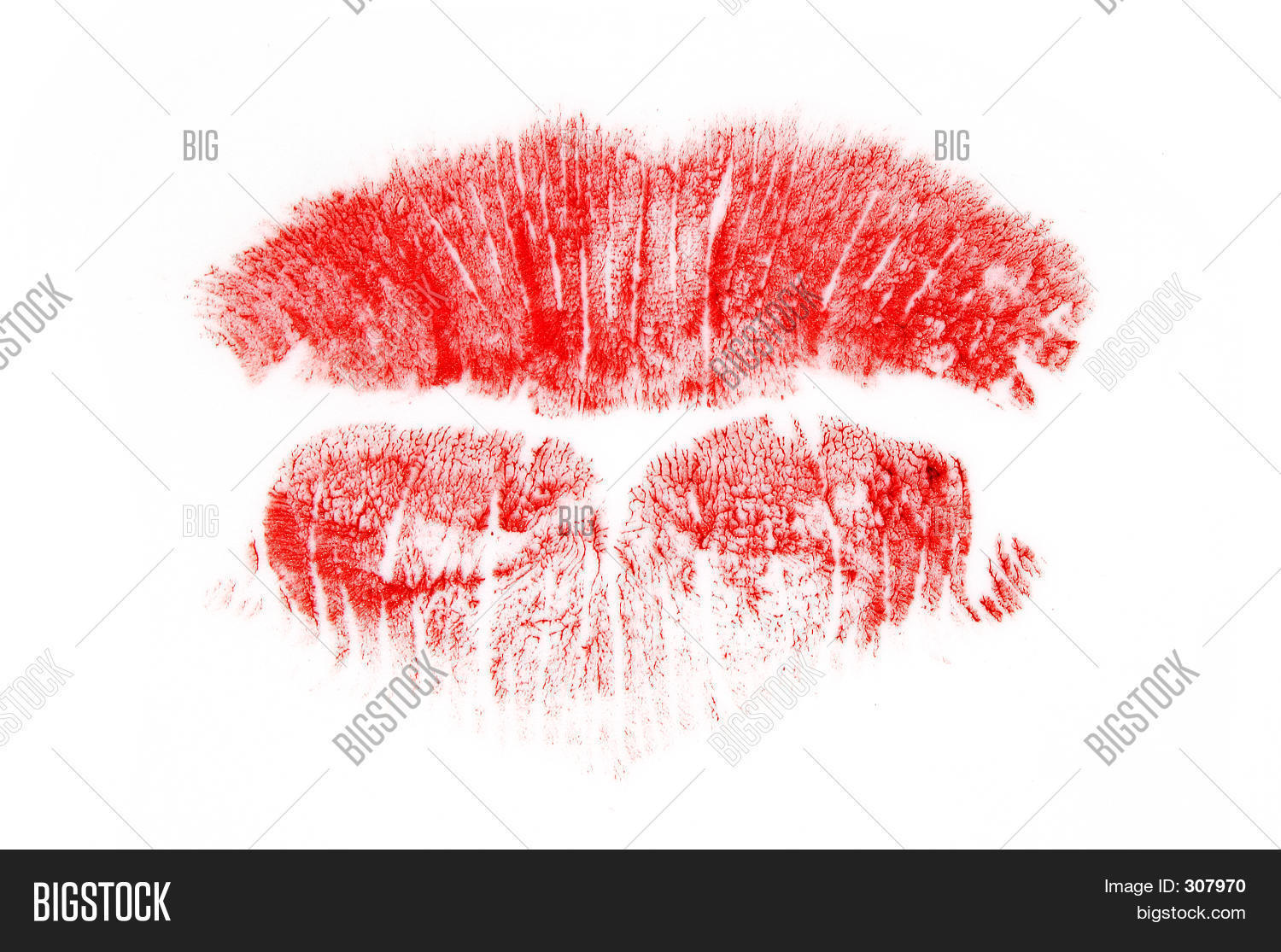 Lipstick Kiss Mark Image & Photo (Free Trial) | Bigstock
