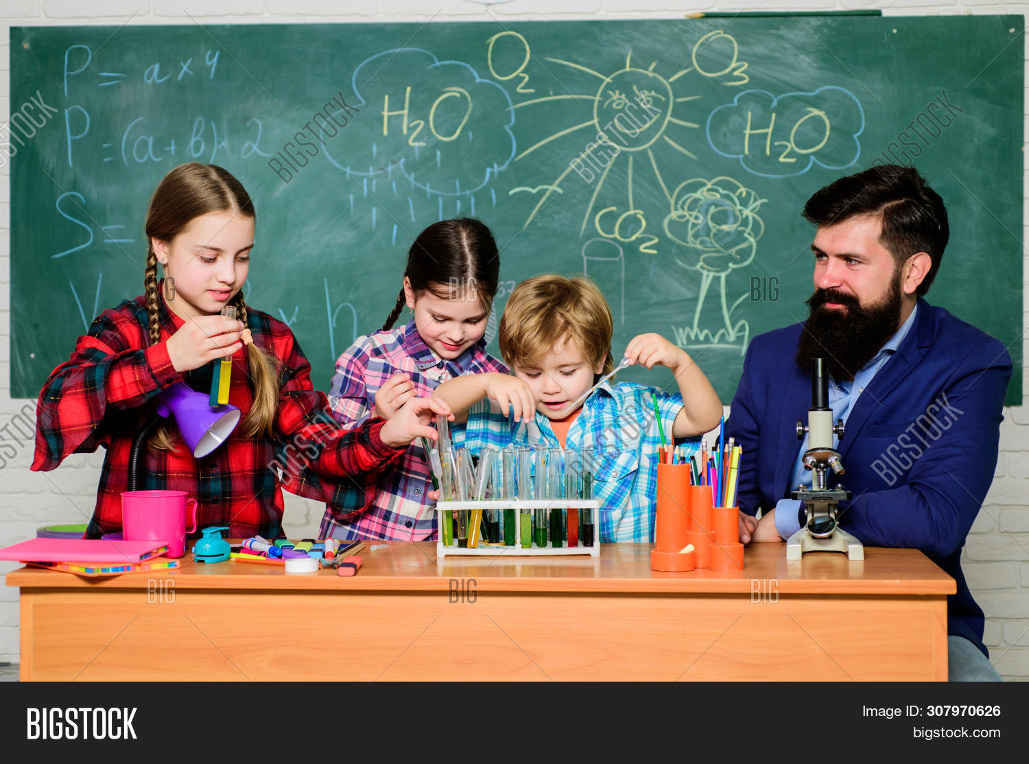 School Kids Scientist Image & Photo (Free Trial) | Bigstock