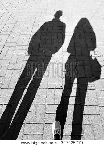 Shadows Two People, Image & Photo (Free Trial) | Bigstock