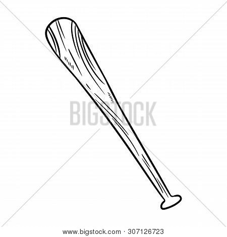 Baseball Bat Doodle Vector & Photo (Free Trial) | Bigstock