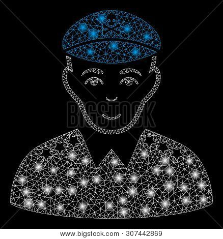 Glowing Mesh Evil Vector & Photo (Free Trial) | Bigstock