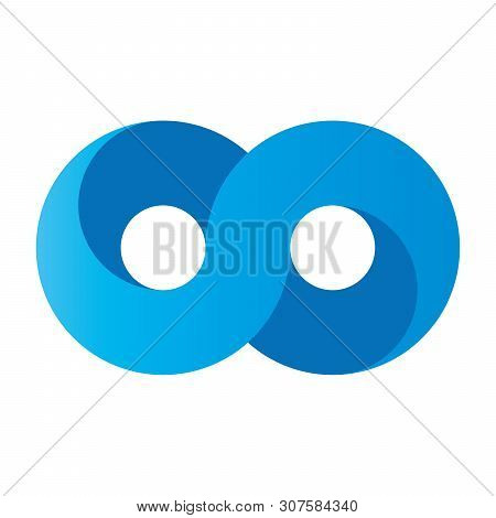 Blue Infinity Symbol Vector & Photo (Free Trial) | Bigstock