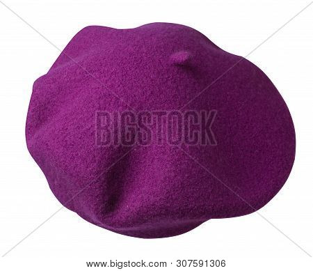 Purple Beret Isolated Image & Photo (Free Trial) | Bigstock