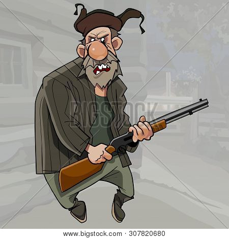 Cartoon Angry Bearded Vector & Photo (Free Trial) | Bigstock