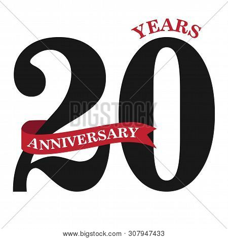 20 Years Anniversary Vector & Photo (Free Trial) | Bigstock