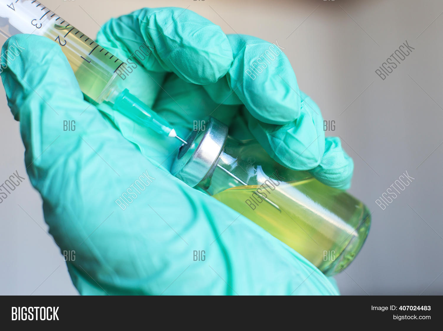Vial Filled Liquid Image & Photo (Free Trial) | Bigstock