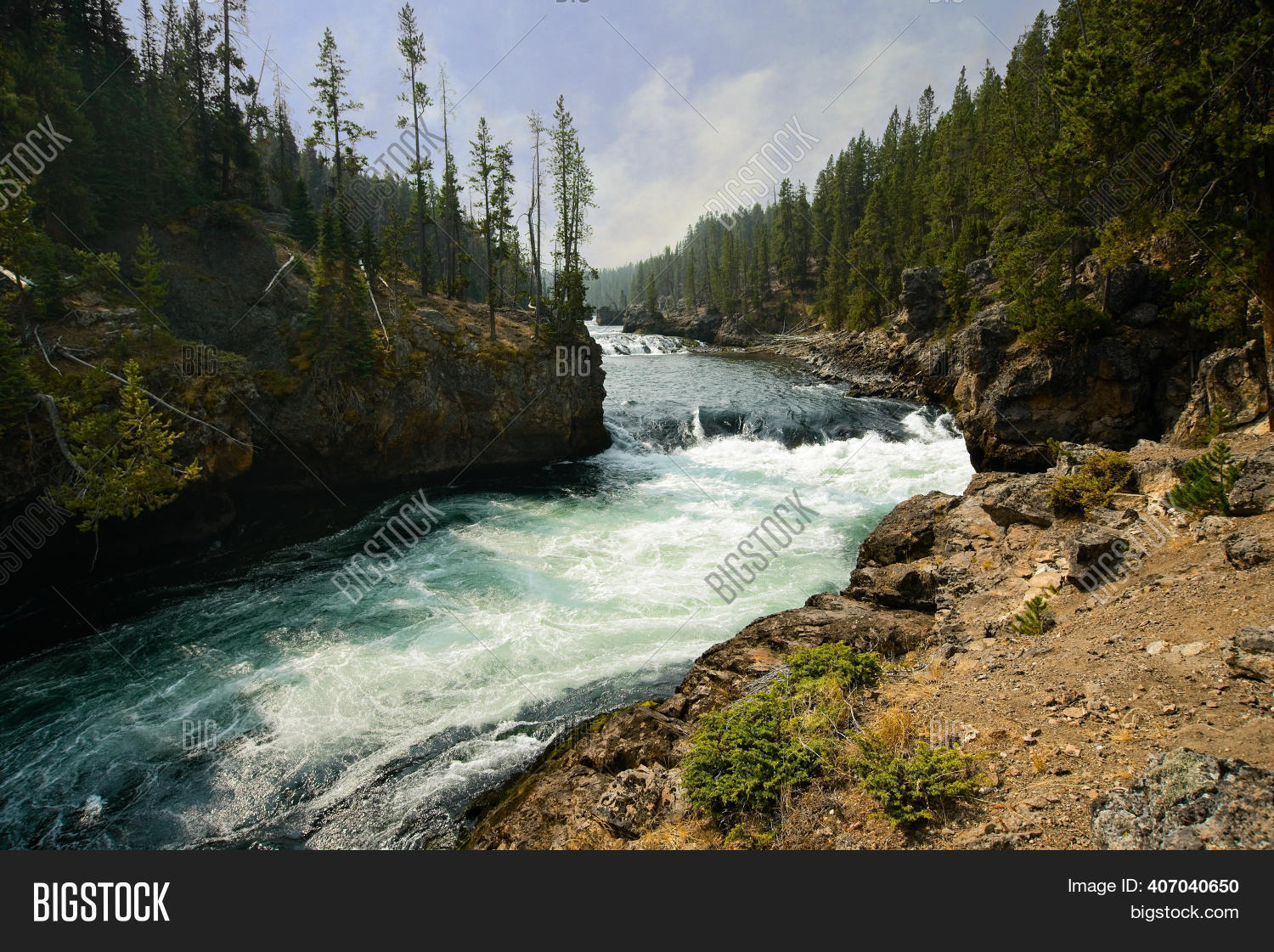 Yellowstone River Just Image & Photo (Free Trial) | Bigstock