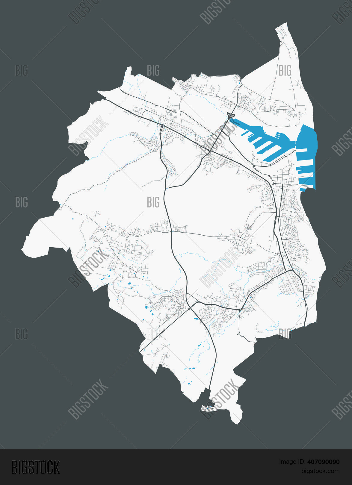 Gdynia Map. Detailed Vector & Photo (Free Trial) | Bigstock