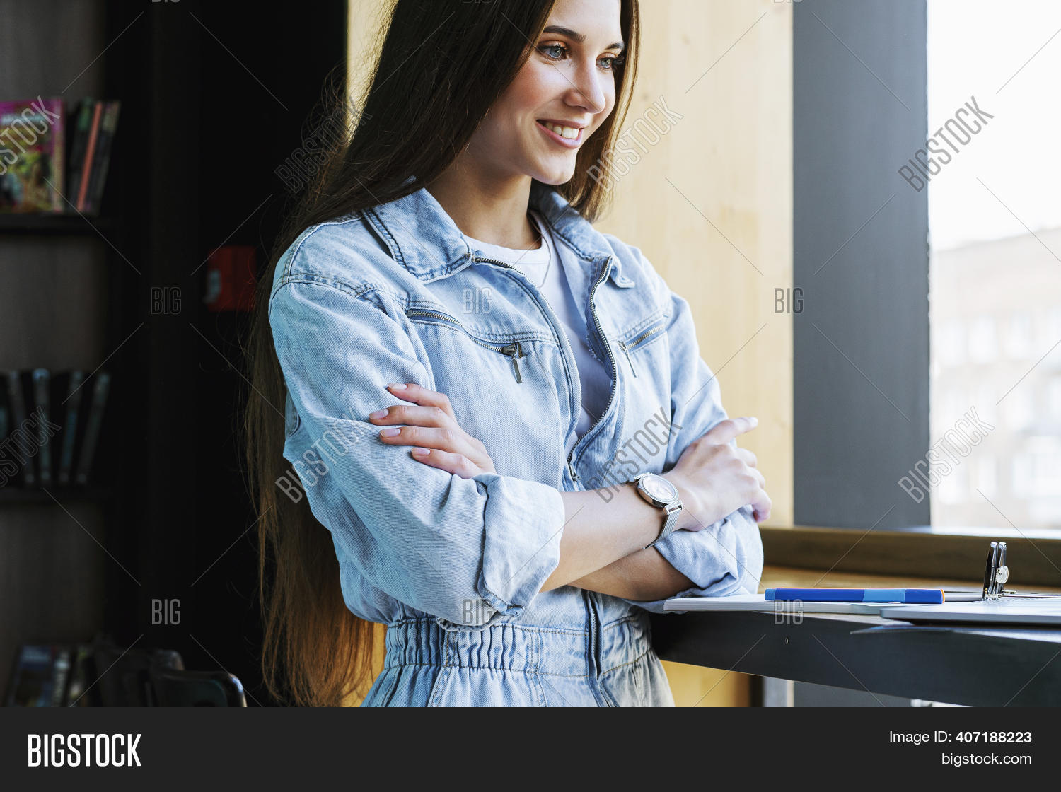 Beautiful Girl Stands Image & Photo (Free Trial) | Bigstock