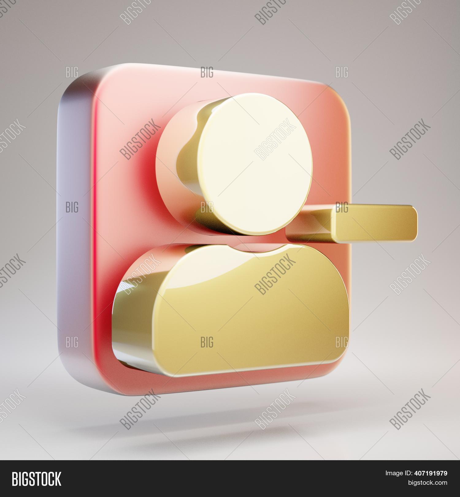 User Icon. Golden User Image & Photo (Free Trial) | Bigstock