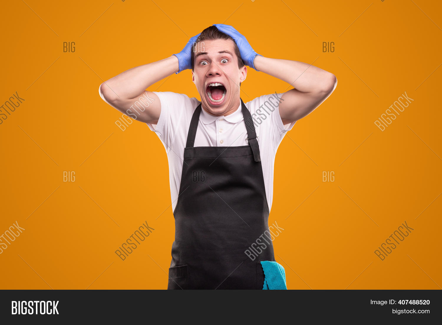 Terrified Young Man Image & Photo (Free Trial) | Bigstock
