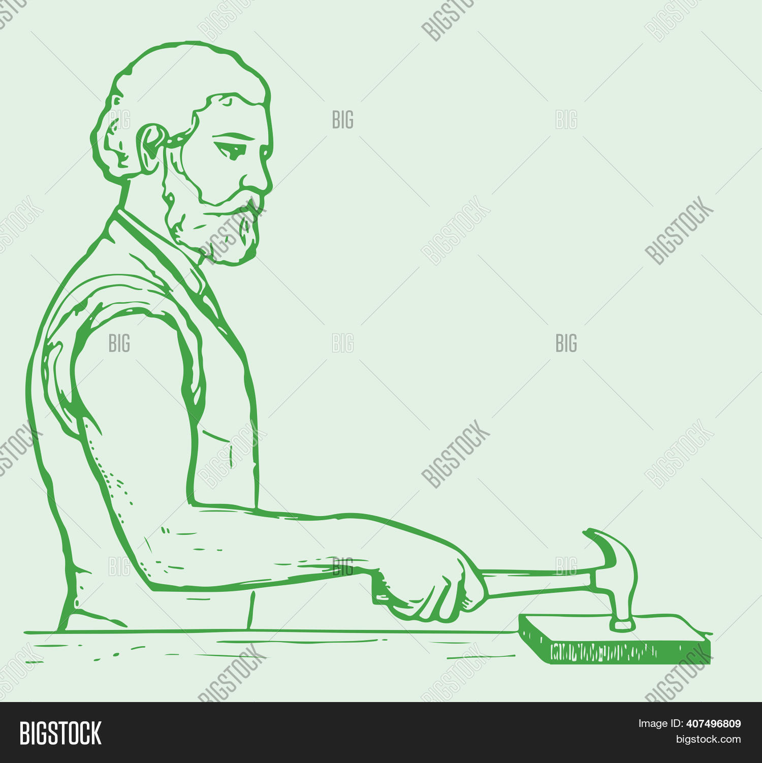 Drawing Sketch Man Image & Photo (Free Trial) | Bigstock