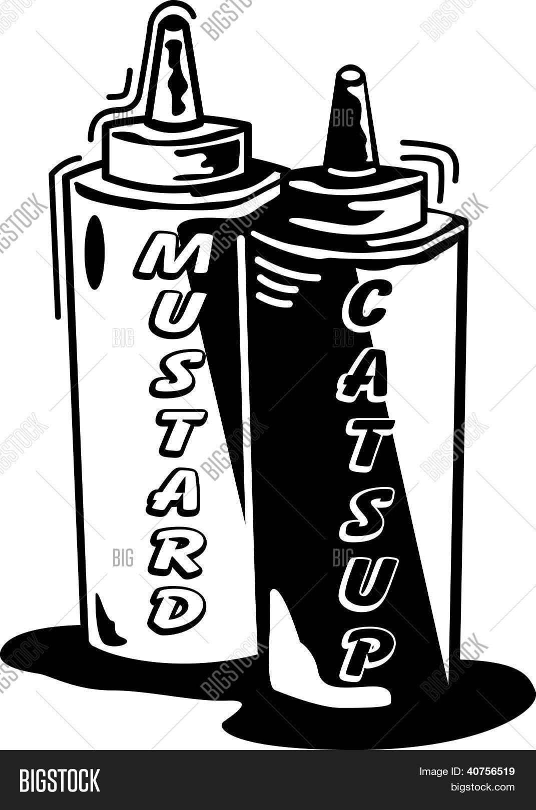 Condiments Clip Art Vector & Photo (Free Trial) | Bigstock