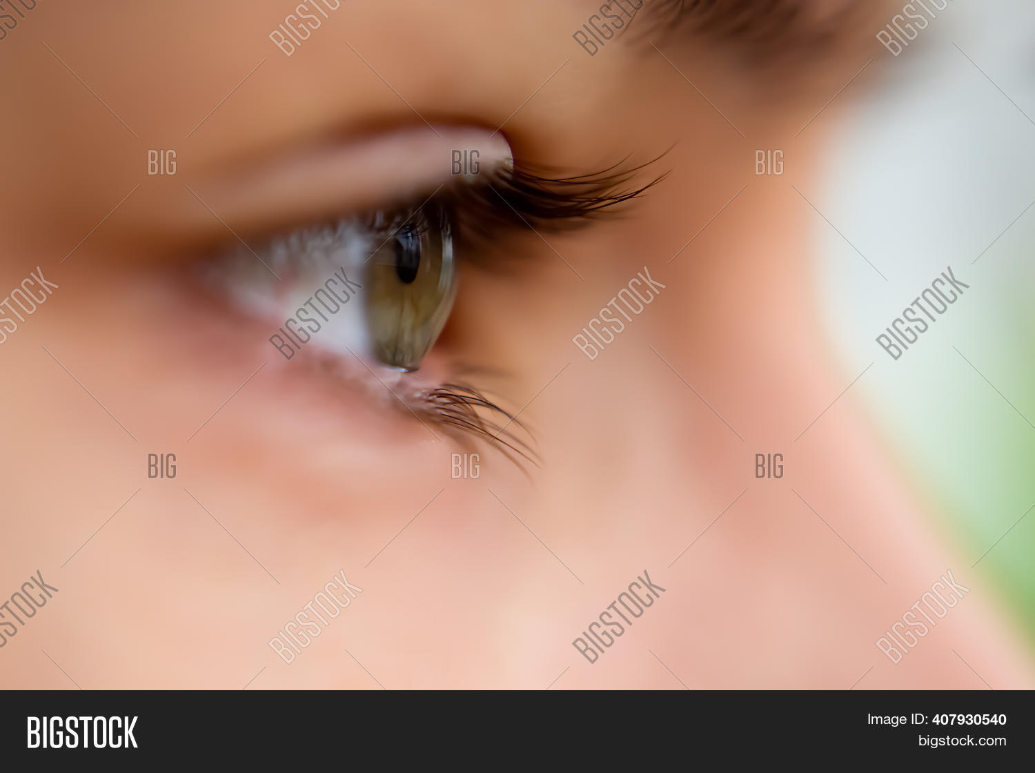 Profile View Green Eye Image & Photo (Free Trial) | Bigstock