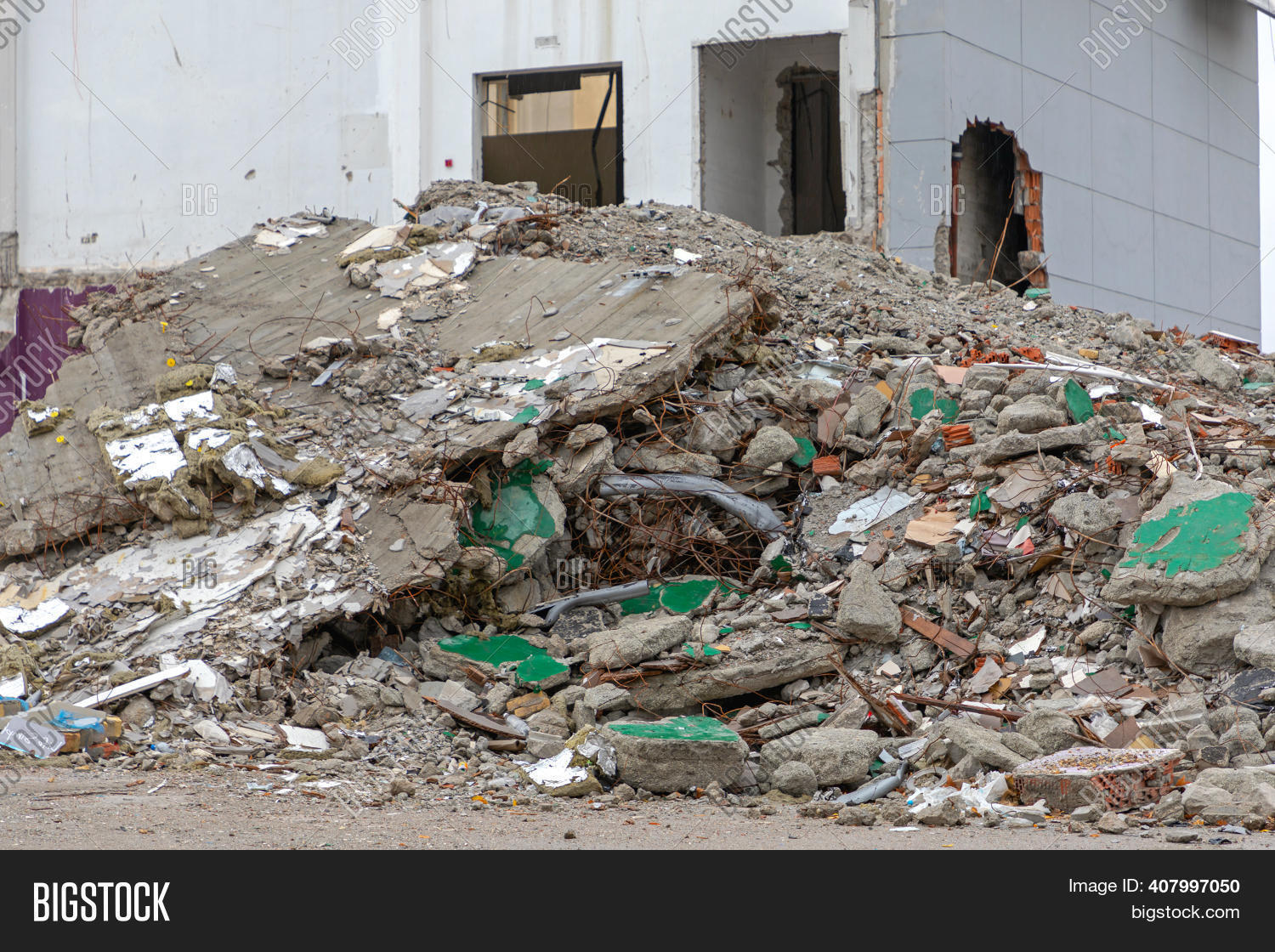 Big Pile Rubble Old Image & Photo (Free Trial) | Bigstock