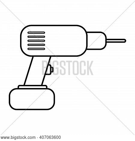 Hammer Drill Icon On Vector & Photo (Free Trial) | Bigstock