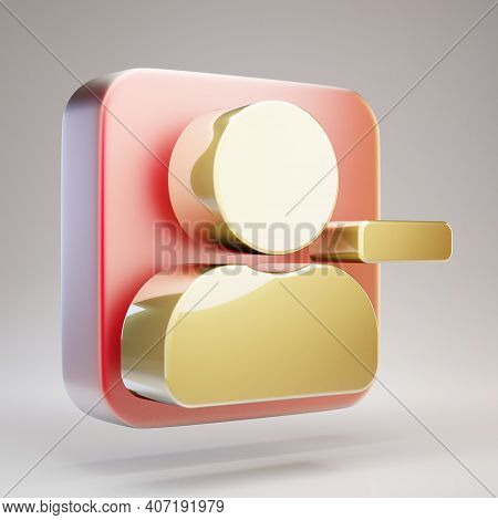 User Icon. Golden User Image & Photo (Free Trial) | Bigstock