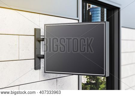 Black Rectangular Sign Image & Photo (Free Trial) | Bigstock