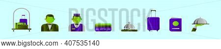 Set Concierge Cartoon Vector & Photo (Free Trial) | Bigstock