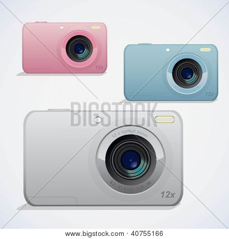 Digital Camera Vector Vector & Photo (Free Trial) | Bigstock