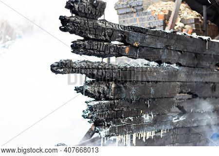 Charred Wooden Walls Image & Photo (Free Trial) | Bigstock